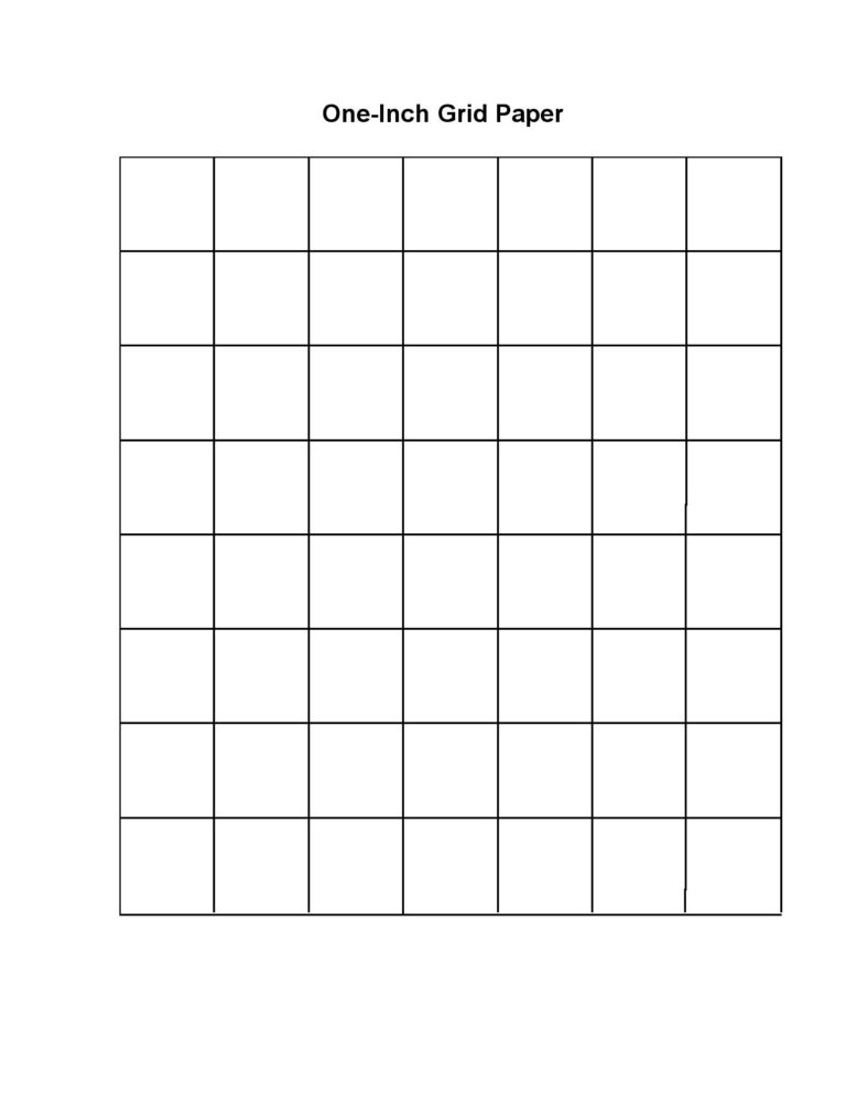Free Graph Paper Word Template (.Doc) - Editable Paper