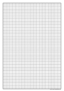 Different Sizes of Graph Paper - CM, MM, Inches
