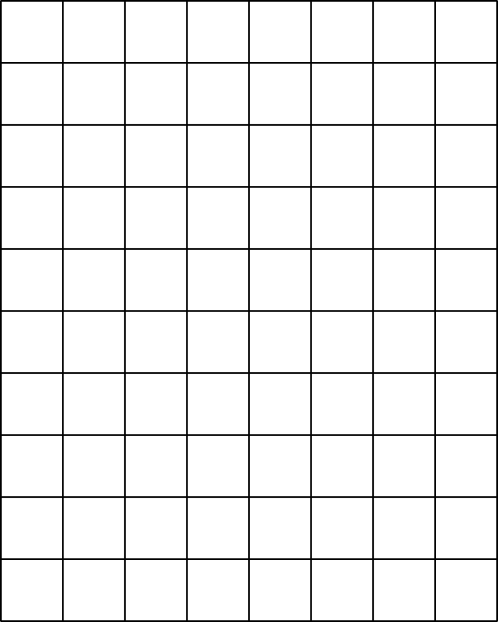 1 Inch Grid Paper Printable Free PDF