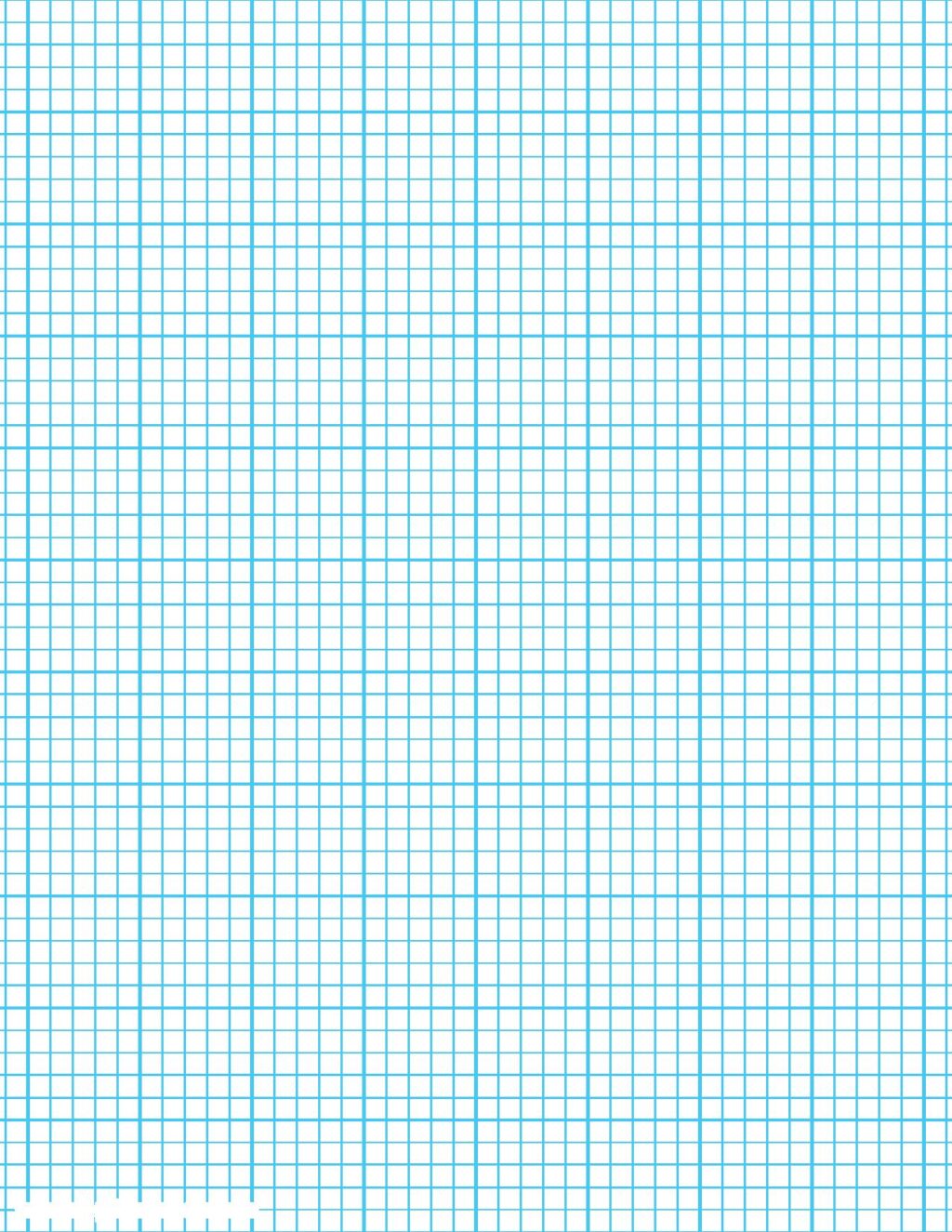 Graph Paper 5 Squares Per Inch - Printable Template