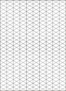 Diamond Graph Paper Printable PDF Template