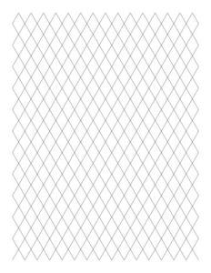 Diamond Graph Paper Printable PDF Template