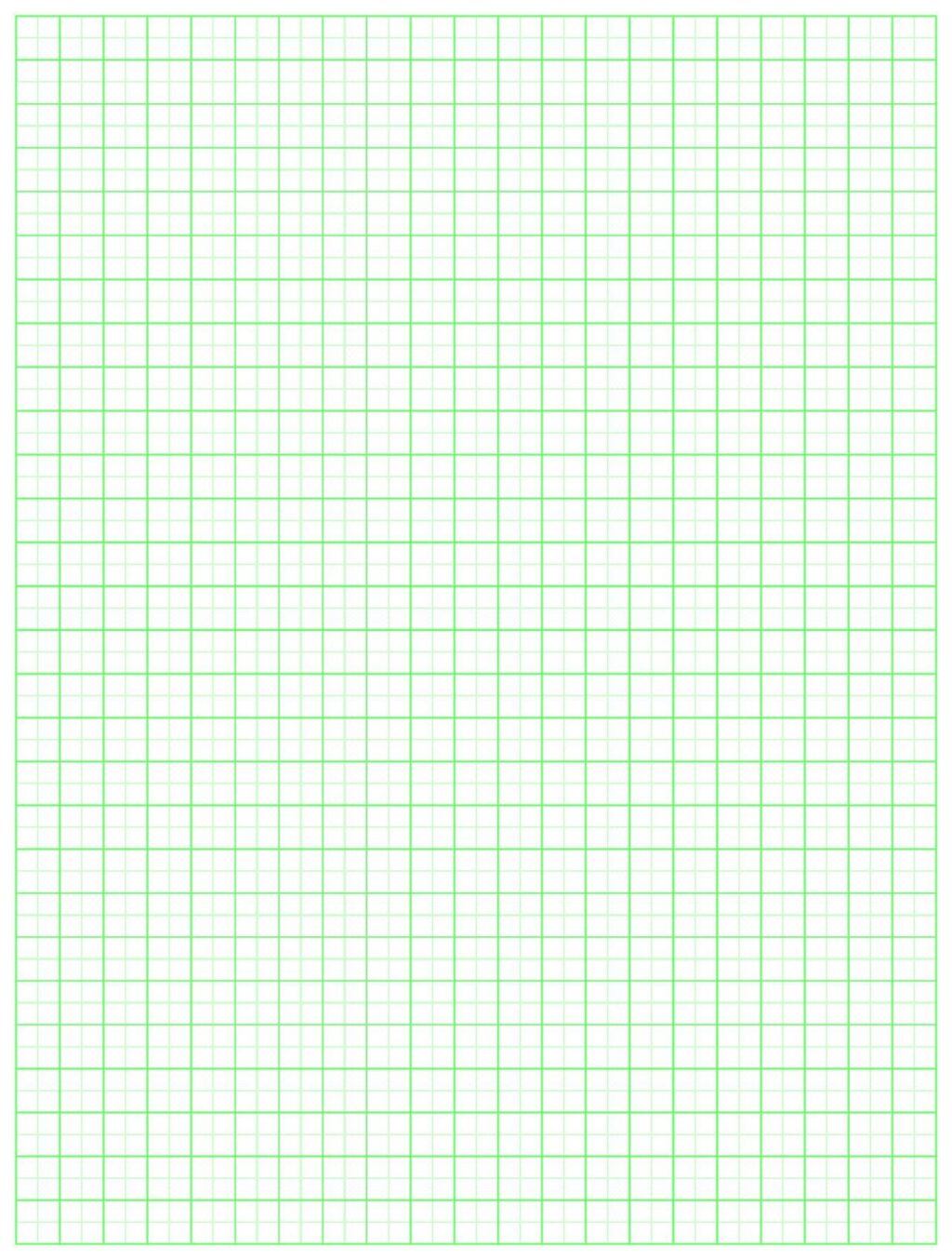 Green Engineering Graph Paper A4 PDF Printable