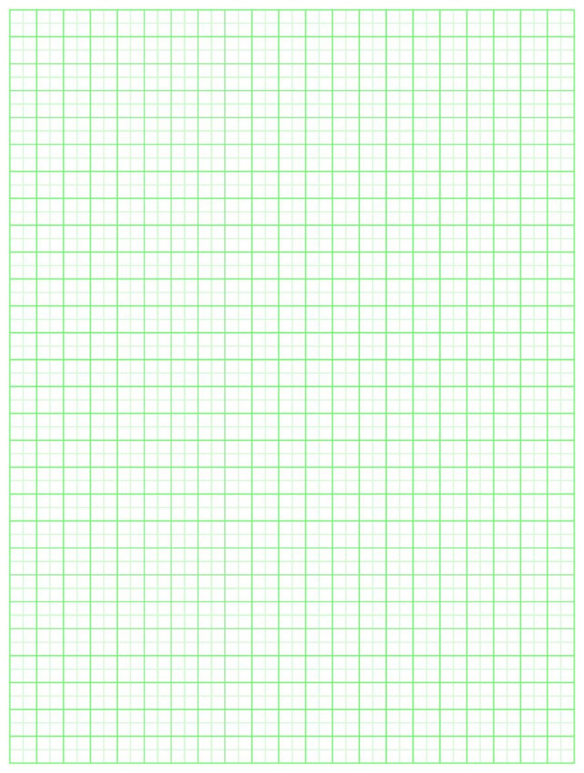 Green Engineering Graph Paper A4 PDF Printable